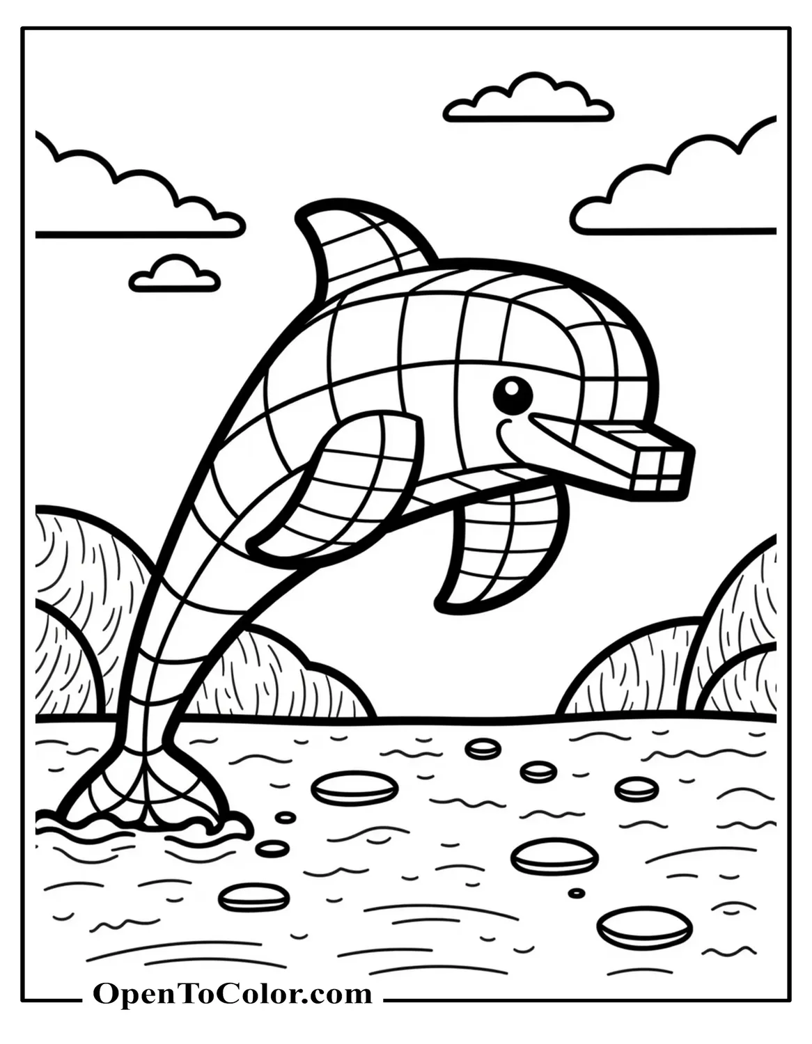 Dolphin Coloring Pages (39+ Easy and Free Printable PDF)